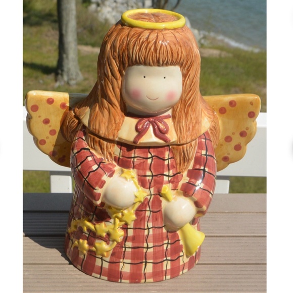 Debbie mum | Dining | Debbie Mum Cookie Jar Girl Angel Sakura Japan ...
